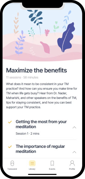 Transcendental Meditation Free Continued Support | TM